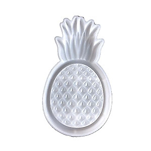 ikasus Pineapple Silicone Mold DIY Storage Tray Mold 3D Silicone Molds Epoxy Resin Casting Mould DIY Handicraft Silicone Mold for Home Restaurants Flower Shops and Office Decoration