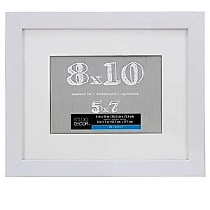 MICHAELS Bulk 8 Pack: White Frame with Mat, Belmont by Studio Décor®