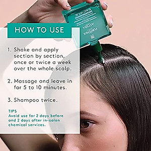 Rene Furterer Head Spa ASTERA Soothing Concentrate, Pre-Shampoo Soothing Scalp Treatment, - Soothe Sensitive Scalps - Mint & Eucalyptus - Paraben & Silicone-Free - 1.6 oz.