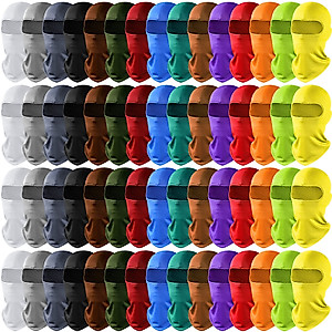 60 Pcs Balaclava Face Masks Men Full Face Cover Balaclava Mask Pasamontañas Ski Mask Winter Mask for Men Women (Bright Colors)