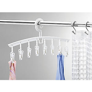 Whitmor Clip & Drip Add-On Hangers -White - Set of 3