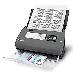 Ambir ImageScan Pro 820ix 20ppm High-Speed ADF Scanner for Windows PC and Mac