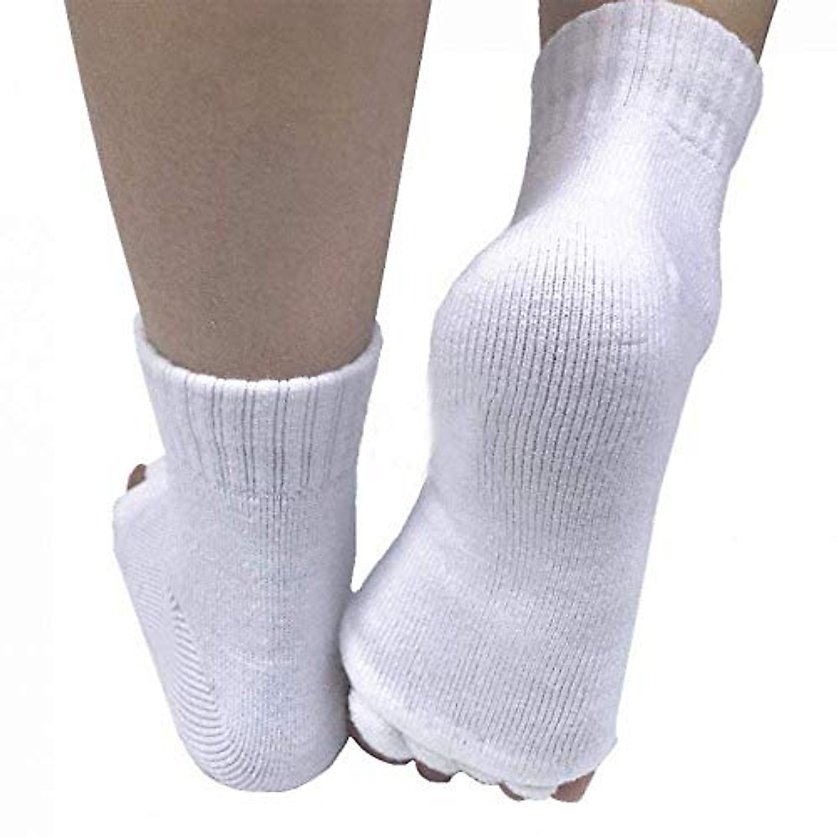 Toe Separator Socks Yoga Sports Gym Health Massage Foot Alignment Socks