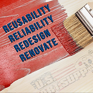 U.S. Art Supply 24 Pack of 1-1/2 inch Paint and Chip Paint Brushes for Paint, Stains, Varnishes, Glues, and Gesso