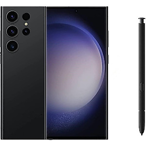 2PCS Galaxy S23 Ultra S Pen (Without Bluetooth) Replacement Compatible Galaxy S23 Ultra Stylus Pen + Replacement Tips/Nibs (Black)