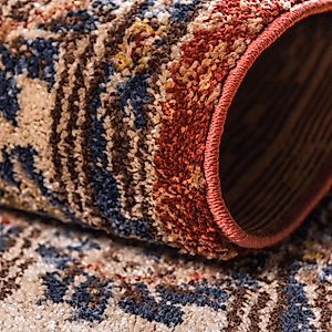 Rugs.com Eden Collection Rug – 9' x 12' Terracotta Medium Rug Perfect for Living Rooms, Large Dining Rooms, Open Floorplans