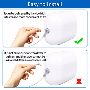 VVHOOY Anti-Drop Security Chain Compatible with Google Nest Cam(Battery)/Arlo Pro 4 3 Ultra 2/Simplisafe Outdoor/Noorio B200 Wireless, Security Cable with Anti-Theft Screws, 2 Pack