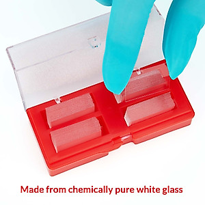 Globe Scientific 1404-15 Cover Glass, 22 x 22mm, #1.5 Thickness (Case of 10)