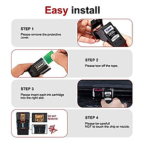 Printer Ink 245 Black XL Ink Cartridge for Canon Pixma PG-245 PG-245XL PG 245 XL PG 243 PG-243 Fine Cartridge Replacement for Cannon MX490 MX492 MG2522 TS3100 TS3122 TS3300 TS3322 TS3320 TR4520