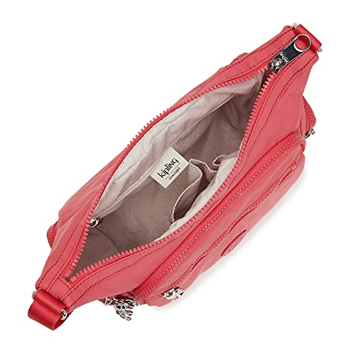 Kipling Gabbie Small Crossbody Bag Natural Coral