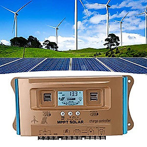 Wind Solar Controller Charge Management Solar Charge Controller 12V 24V 36V 48V 60V MPPT Tracked Charge By Charge (60A)