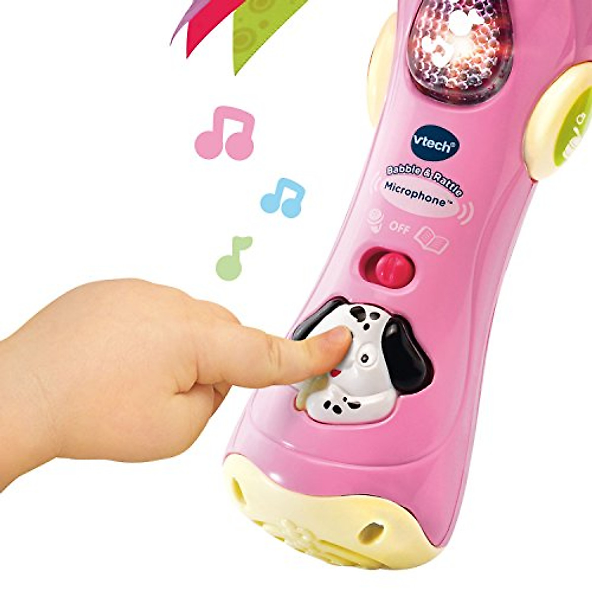 VTech Baby Babble and Rattle Microphone Amazon Exclusive, Pink