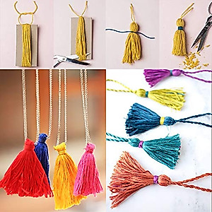 Similane Embroidery Floss 50 Skeins Cross Stitch Thread Rainbow Color Friendship Bracelets Floss Crafts Floss with 12 Pcs Floss Bobbins and 1 Pcs Needle-Threading Tool