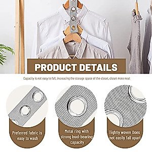 Closet Hanger Organizers, Space Saving Clothes Hanger Connector Hooks, Heavy Duty Hanger Extenders, Closet Hangers Space Savers for Shirts Pants (10)