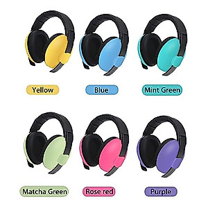 WEISIPU Ear Defenders Kids Children Hearing Protectors Baby Noise Cancelling Ear Muffs (Purple)