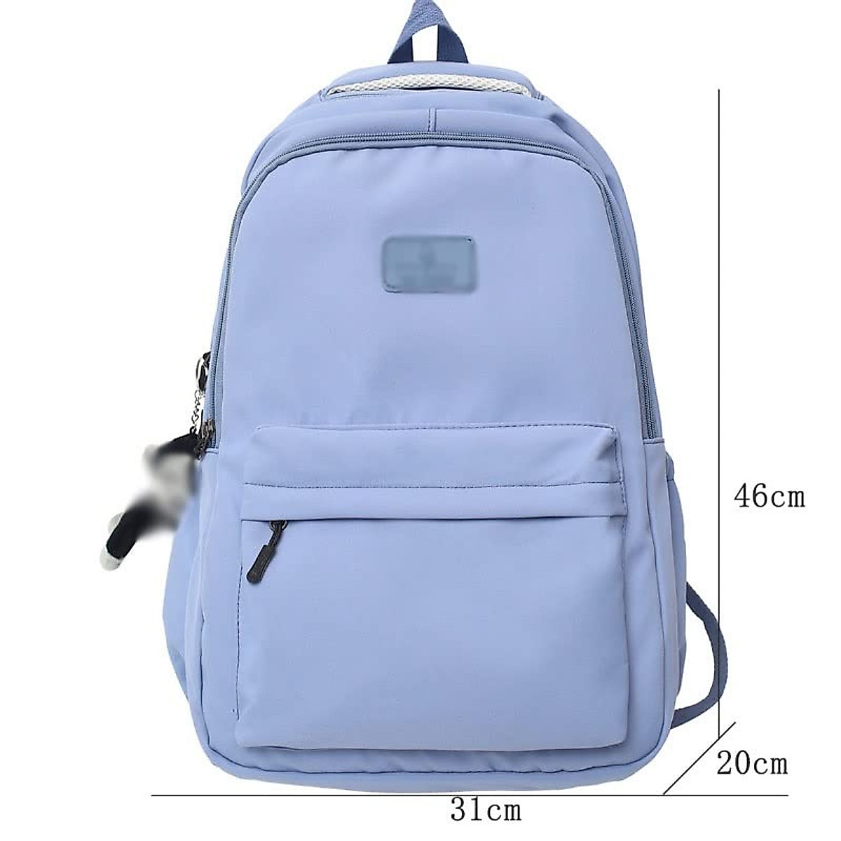 DINGZZ Fashion Women Backpack Waterproof Nylon Student Book Bag School Backpacks for Teenager (Color : D, Size : 31 * 20 * 46CM)