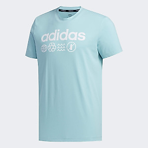 adidas Men's Primeblue Tee Blue Spirit/White X-Large