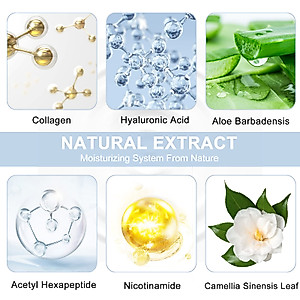 LAVONE Under Eye Patches-30 Pairs Hydrating & Anti-aging Eye Mask Skin Care for Dark Circles and Puffiness,Reduce Wrinkles,Eye Bags and Fine Lines,Eye Masks for Women and Man,with Hair Clips