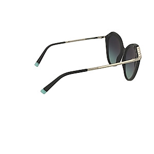 Tiffany & Co. Woman Sunglasses Black Frame, Tiffany Blue Gradient Lenses, 55MM