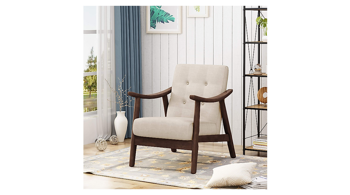 Mid-Century Modern Accent Chair - Stylish & Chic