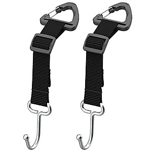 QUIDAOSO Car Purse Holder Hook, Car Seat Headrest Hooks for Purses and Bags Cute, Metal Adjustable Hidden Hooks for Handbag, Hanger Storage Organizer, Heavy Duty 100 lbs. (P1)