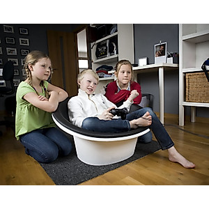 OFFI Teenager Molded Stacking Chair Co., Color = Green