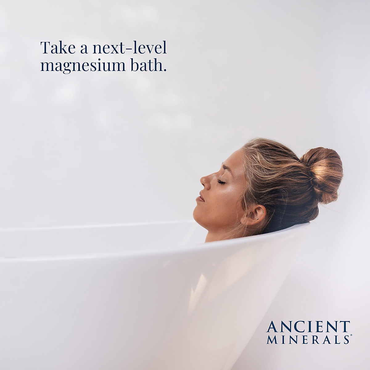 Ancient Minerals Magnesium Bath Flakes - Bathing Alternative to Epsom Salt - Soak in Natural Salts - High-Absorption Efficiency for Relaxation, Wellness & Muscle Relief - 8 lbs