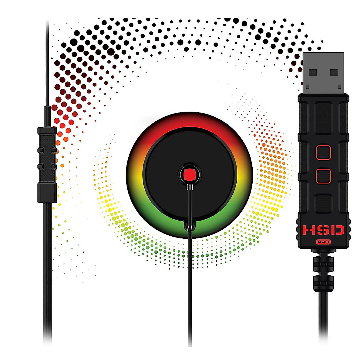 PRO Color and Brightness Control Dot LED Aim Assist Mod for Gaming TV Compatible with Xbox, Playstation, Nintendo and PC - Works with All Shooter Video Games and FPS or TPS