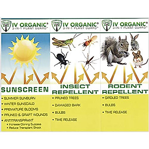 IV Organic 3-in-1 Plant Guard, 1 Pint (Green)