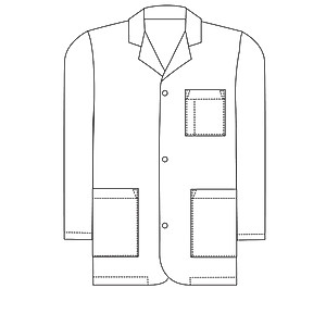 Adar Uniforms Universal Unisex Lab Coats - Classic 31" Consultation - 805 - Navy - S