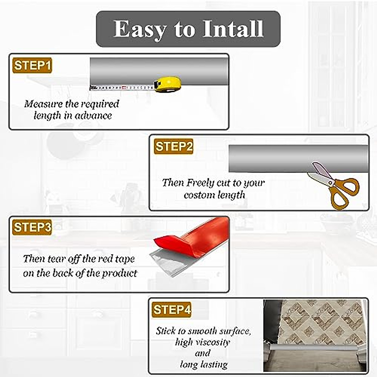Floor Transition Strip Self Adhesive Floor Vinyl Floor Edge Trim Laminate Floor Gap Covering Joining Strip