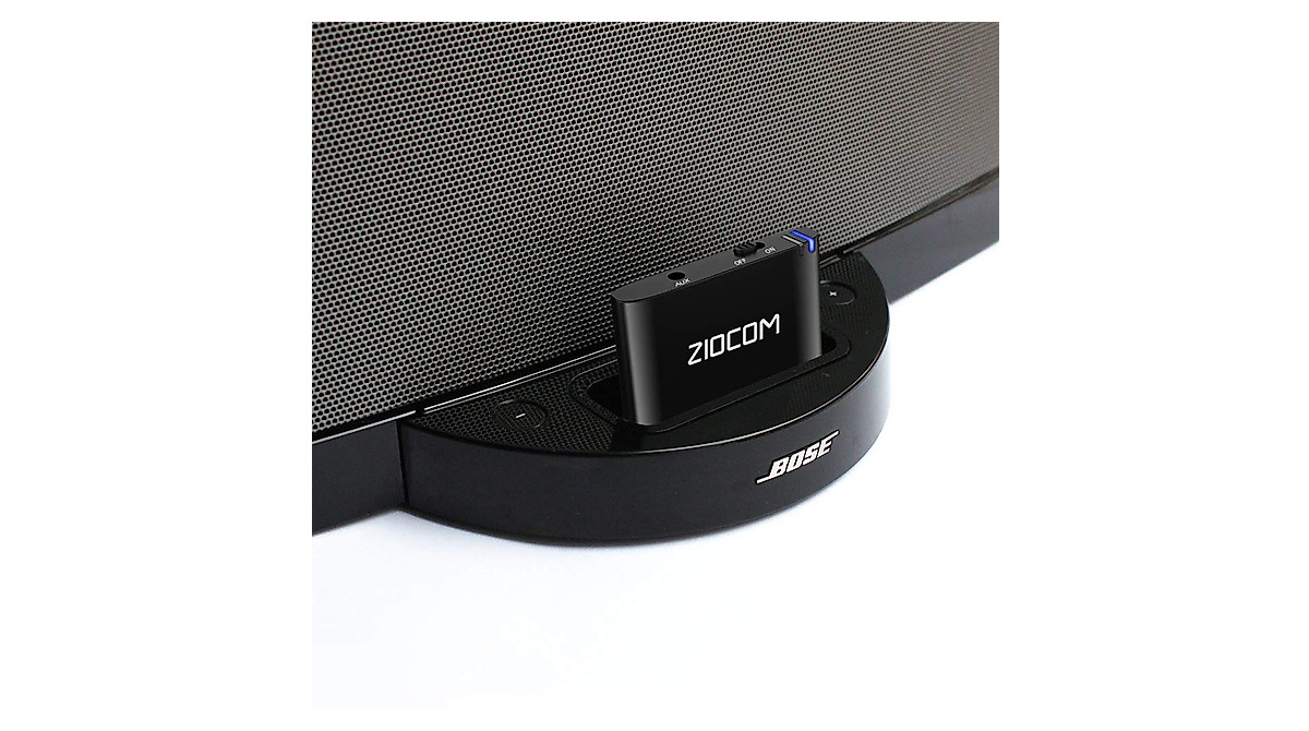 ZIOCOM [Upgrade] 30 Pin Bluetooth Adapter Audio Receiver for Bose iPod ...