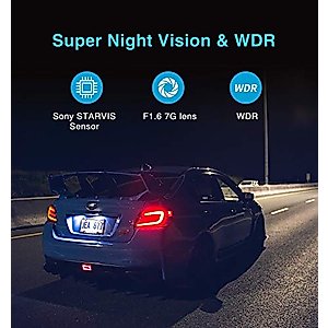 【Bundle: VIOFO A129 Plus Duo with GPS + Hardwire Cable】 VIOFO Dual Dash Cam, 2K 1440P 60fps+1080P 30fps Front and Rear Dash Camera with Wi-Fi GPS, Parking Mode, Super Capacitor (A129 Plus Duo)