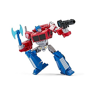 Transformers Toys EarthSpark Deluxe Class Optimus Prime Action Figure, 5-Inch, Robot Toys for Kids Ages 6 and Up