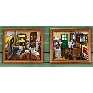 General Jim's Realistic Detailed Harbortown Fishing Club Shop Classical Architectural Styled City Modular Building Blocks Toy Bricks Building Model Set for Adults and Teens