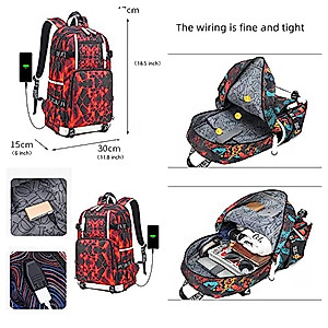 JaJa Star JMS 23 basketball player multi-functional backpack men's and women's travel backpack student schoolbag fan schoolbag (4)