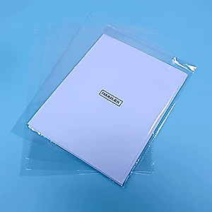 iMailer 200 Count - 9" x 12" Self Seal Clear Cello Cellophane Resealable Plastic Poly Bags for A4, Letter Sized Documents, Marketing Materials, Clothes