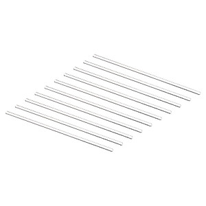 MECCANIXITY 3.3 Borosilicate Glass Stick 5.91" Length 4mm Dia Stir Rod Mixing Tools with Both Ends Round for Lab Kitchen Science 10Pcs