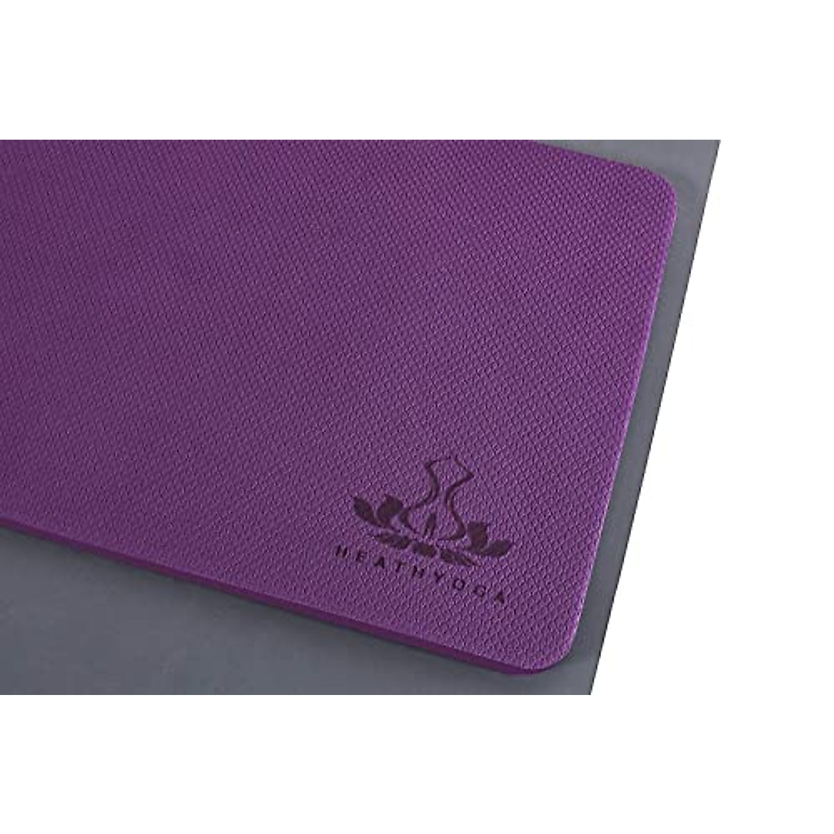 Yoga Knee Pads Cushion Non-Slip Knee Mat by Heathyoga, Knee Pad for Gardening Yard Work, Yoga Knee Pad Cushion for Yoga and Floor Exercises Yoga Mat Accessory 26"x10"x0.5"