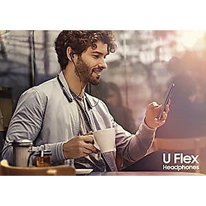 Samsung U Flex Bluetooth Wireless In-ear Flexible Headphones with Microphone (US Version with Warranty), White - EO-BG950CWEGUS