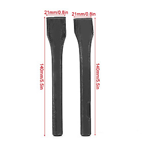 Oumefar Pneumatic Hammer Shovel Tool Industrial Powerful Handle Straight Type Air Chisel Pneumatic Hammer Shovel Tool Set with Straight and Arc Scraper Cutter