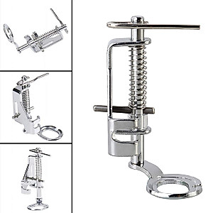 Large Metal Free Motion Quilting Darning Sewing Machine Presser Foot - Fits All Low Shank Singer, Brother, Babylock, Euro-Pro, Janome, Kenmore, White, Juki, New Home, Simplicity, Elna and More