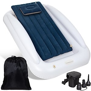 Rozly Large Anti-Deflate Portable Travel Bed for Kids and Toddlers