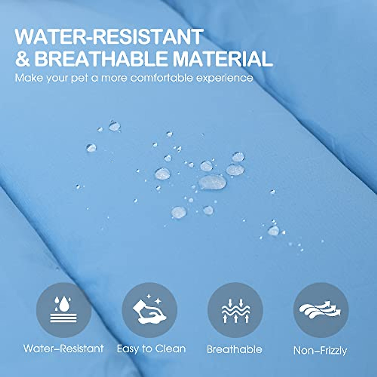 Heeyoo Outdoor Dog Bed, Water Proof Camping Dog Bed, Machine Washable and Easy Clean Travel Dog Bed, Foldable Pet Mat for Small, Medium, and Large Dog and Cat