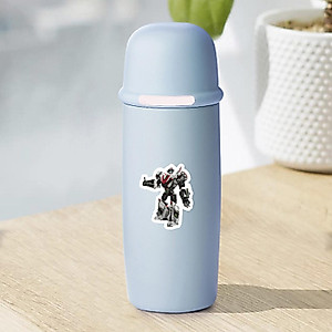 50pcs Cool Movie Cartoon Stickers for Kids Laptops,Funny Automotive Robot Waterproof Vinyl Decals for Teens Water Bottle Skateboard Bumper Pad Travel Case