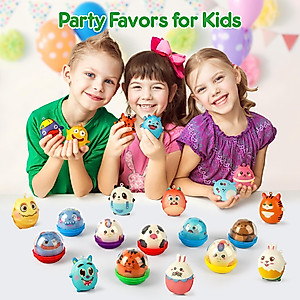Mocoosy 22 Pack Squishy Toys for Kids Party Favors Bulk, Birthday Goodie bag stuffers, Easter Basket Stuffers, Pinata Stuffers, Classroom Prizes, Treasure Chest and Claw Machine Toys for Boys Girls