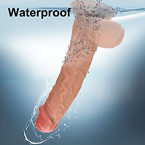 Sex Toy for Women 7.3 Inch Realistic Clear Dildo,Body-Safe Material Strong Suction Cup Ultra Soft Lifelike Anal Dildo for Womens/Gay,Adult Life Like Sex Anal Cute Toys & Games