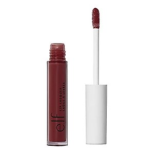 e.l.f. Lip Lacquer, Nourishing, Non-Sticky Ultra-Shine Lip Gloss With Sheer Color, Infused With Vitamins A & E, Vegan & Cruelty-Free, Black Cherry