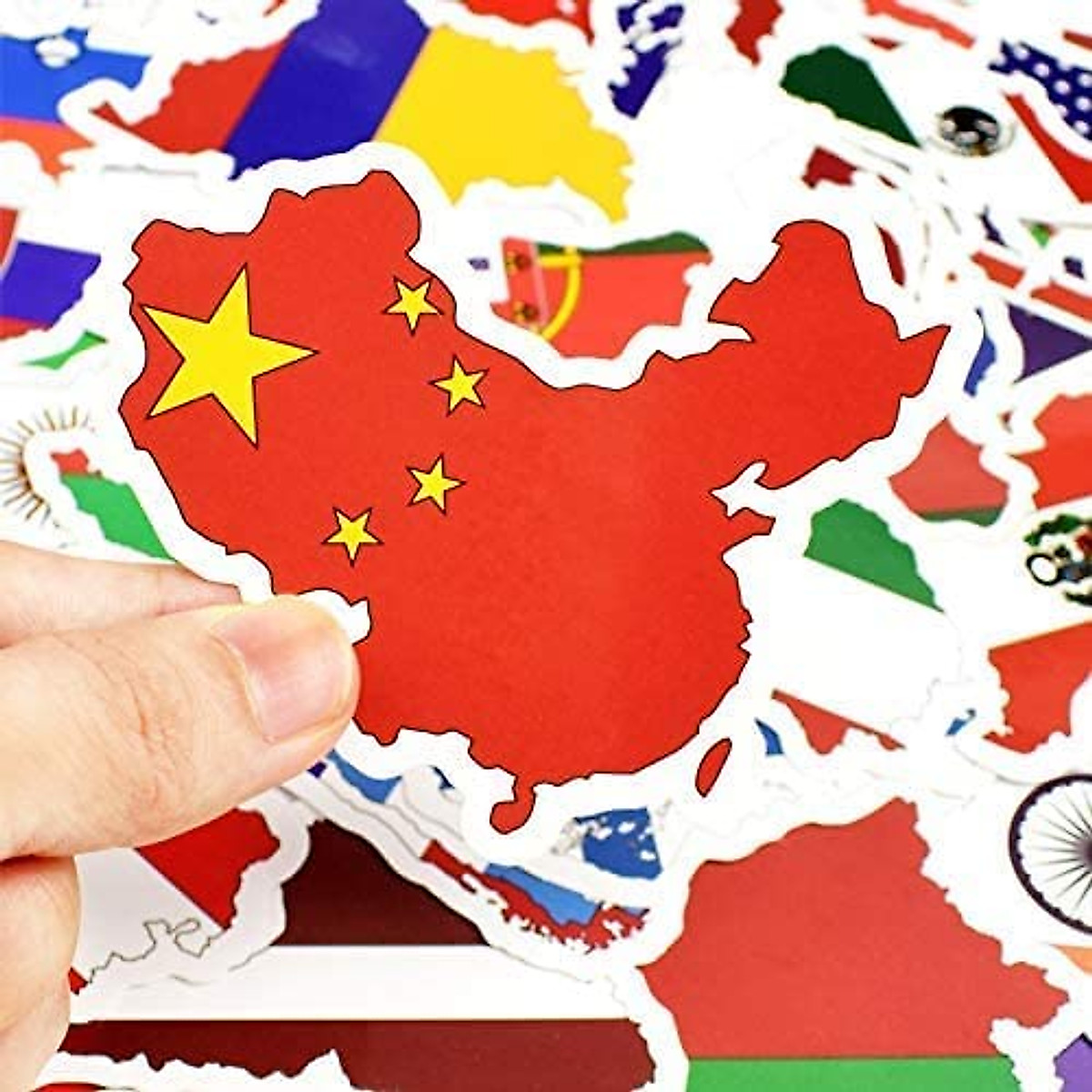 National Flag Stickers for Laptop Computer (50Pcs),Gift for Teens Adults,Waterproof World Flag Country Map Stickers for Water Bottle,Hydroflask,Country Flag Vinyl Stickers for Skateboard,Car,Phone