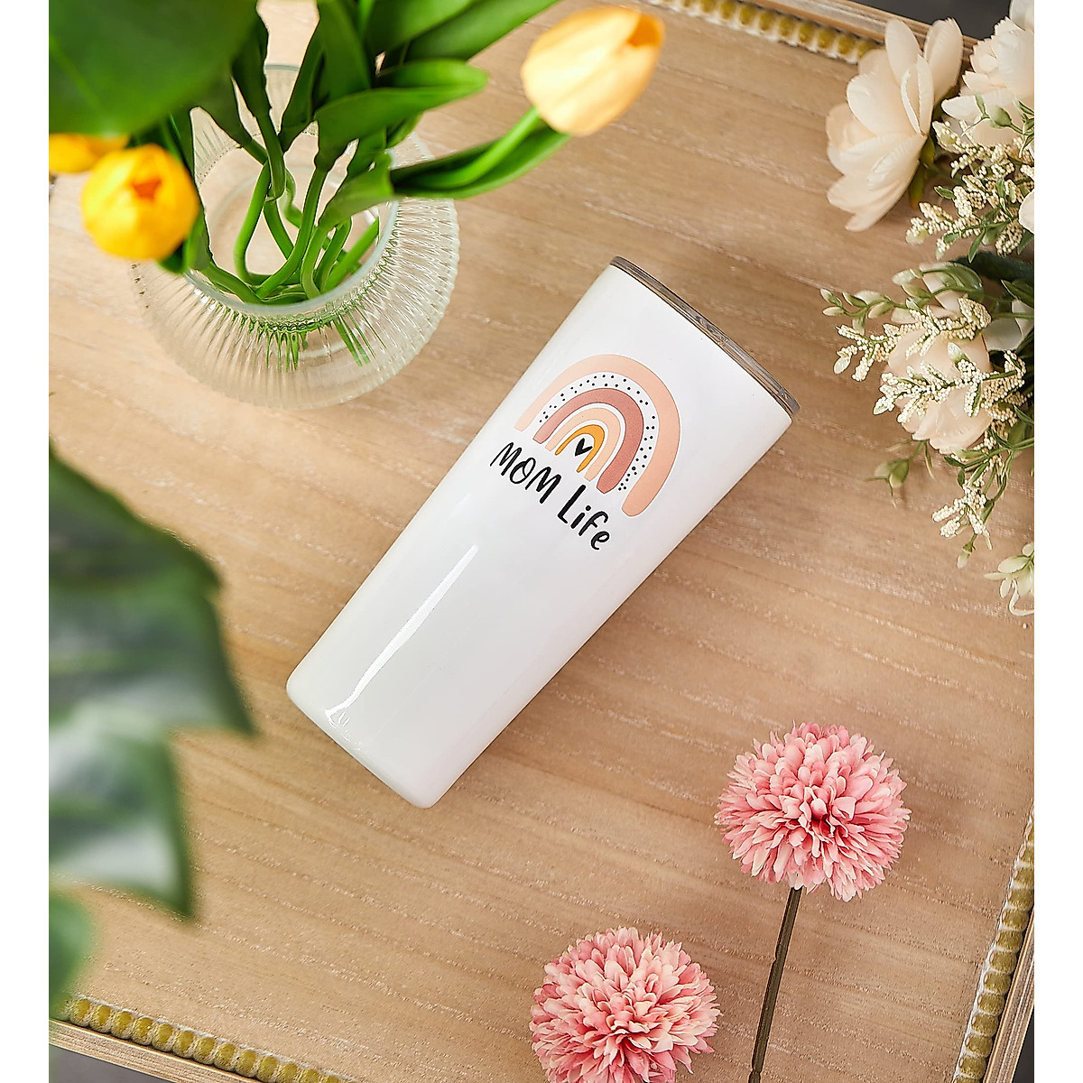 Mom Life Tumbler - 22oz - Mom Tumbler - Mom Cup - Mama Gifts - Best Mom Gifts for Christmas - Mama Tumbler - New Mom Essentials - Boy Mom Gifts - Girl Mom Gifts